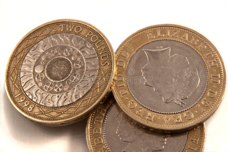 Two pound coins editorial photo. Image of buying, pound - 13260186