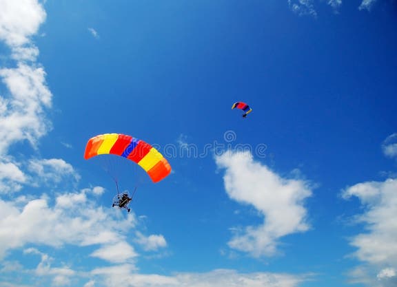 Two Powered Parachutes Stock Photos - Free & Royalty-Free Stock Photos ...