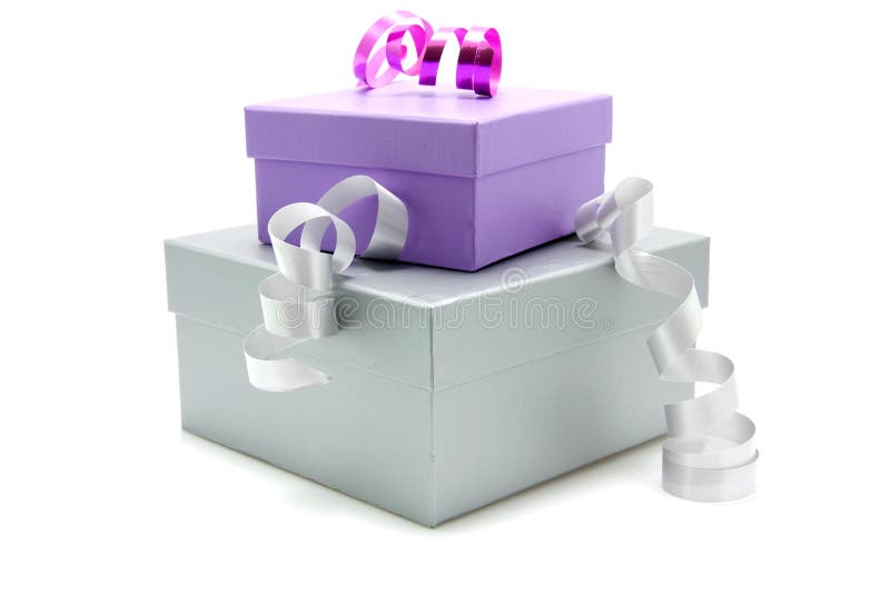 Two presents stock image. Image of background, fathers - 9762143