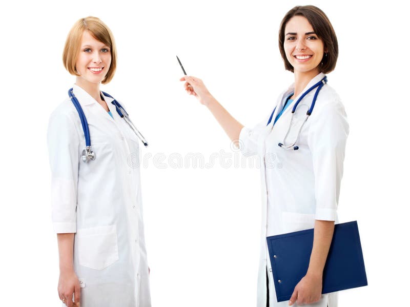 Two female doctors stock photo. Image of benevolence - 11620594