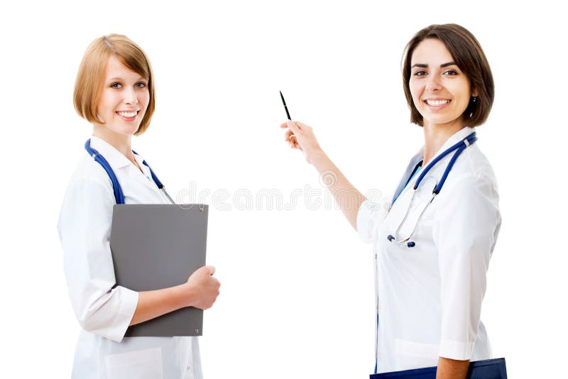 Two female doctors stock photo. Image of benevolence - 11620594