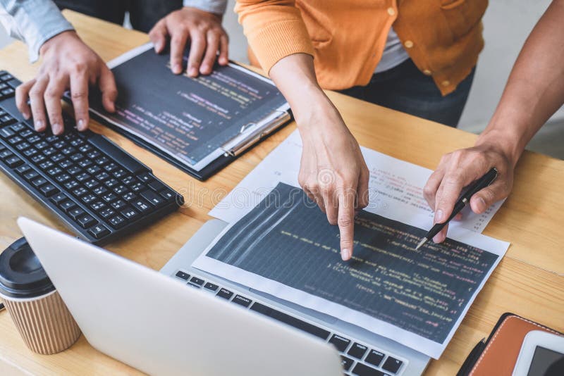 Professional Programmer Working at Developing Programming and Website ...