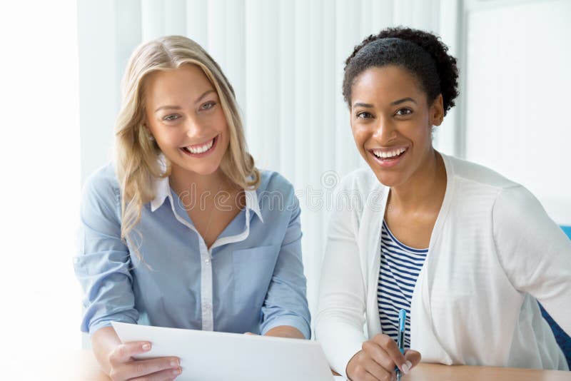 Two Professionals are Better Than One Stock Photo - Image of coworkers ...
