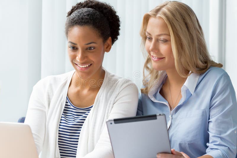Two Professionals are Better Than One Stock Image - Image of coworkers ...