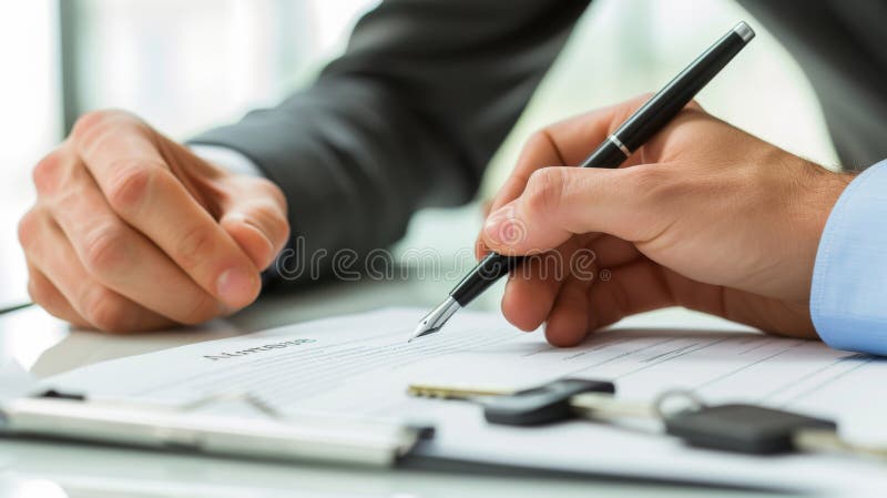 Two Professionals are Closely Examining Architectural Blueprints Spread ...