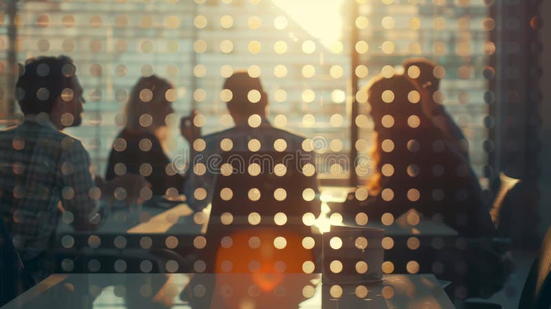 Two Professionals are Engaged in a Focused Conversation at a Table in a ...