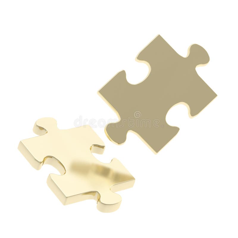 Two Pieces Metal Puzzle Stock Illustrations – 95 Two Pieces Metal ...