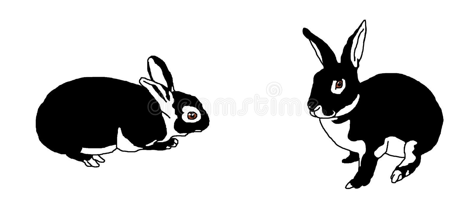 Illustrated Rabbits Stock Illustrations – 418 Illustrated Rabbits Stock ...