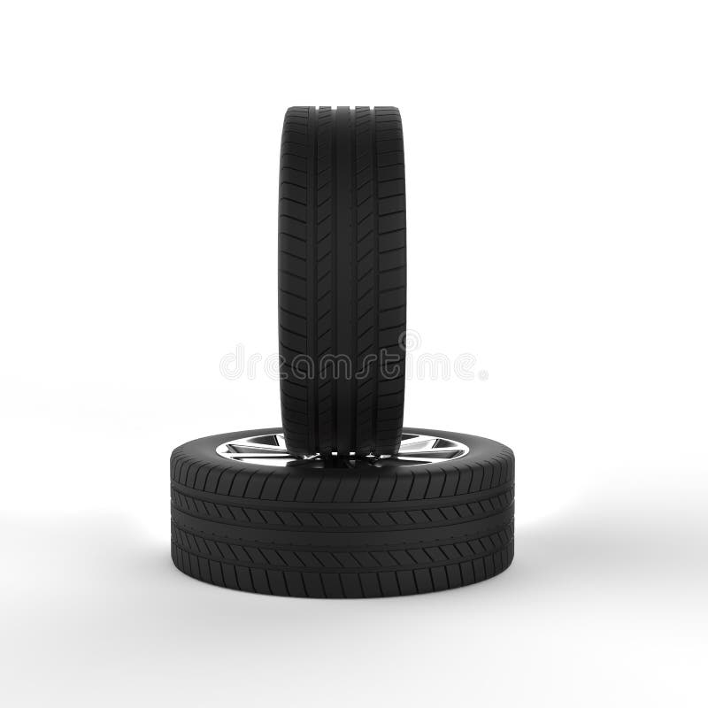 Two race tires - side view stock illustration. Illustration of rubber ...