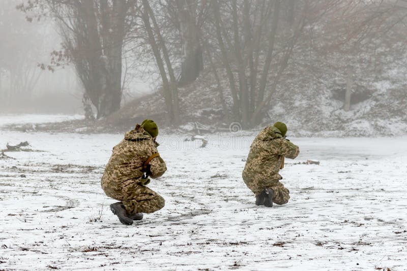 Two Rangers Attack the Enemy Editorial Image - Image of enemy, american ...