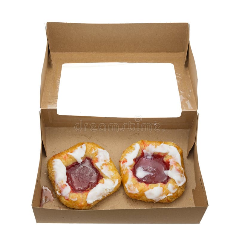 Two Raspberry Danish Cardboard Box Stock Photos - Free & Royalty-Free ...