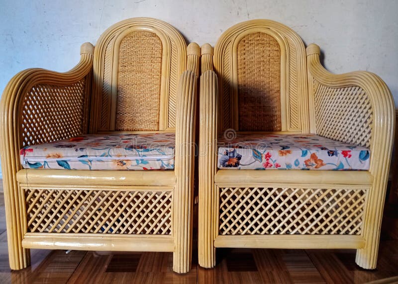 Chairs Made of Philippine Native Materials Stock Photo - Image of ...