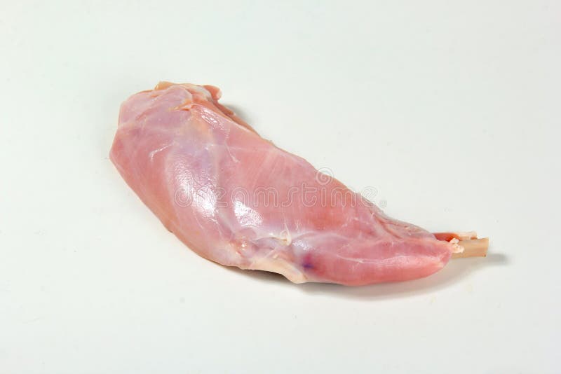 Two Raw Rabbit Legs with Bone on a White Background Stock Photo - Image ...