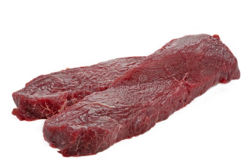 Two raw slices of beef stock photo. Image of cook, organic - 31612202
