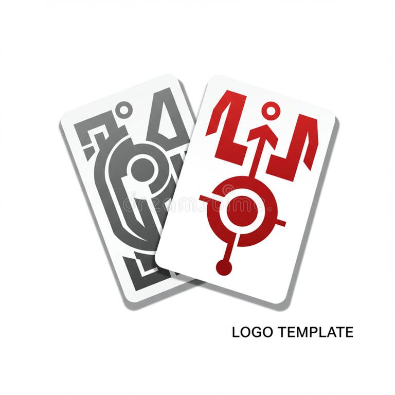 Two Rectangular Cards Overlap Against a White Background. the Left Card ...