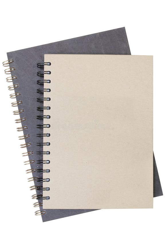 Two Recycled Paper Notebook Stock Image - Image of notepad, blank: 43458719