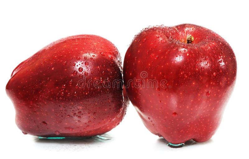 Two red apple stock image. Image of closeup, agriculture - 6972135