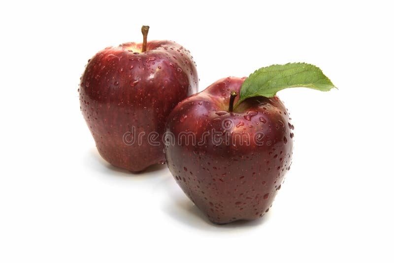 Two red apples stock image. Image of healthy, freshness - 11697177