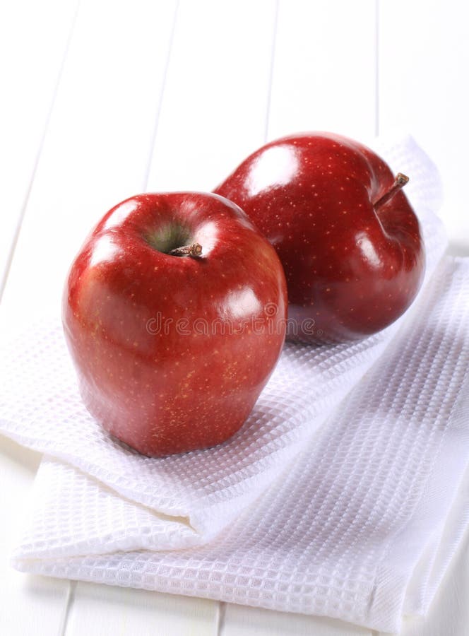 Two red apples stock photo. Image of food, white, fresh - 30925634