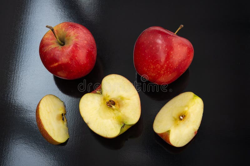 Half and Quarter Pieces of Ripe Sweet Fig Fruits Isolated on White ...