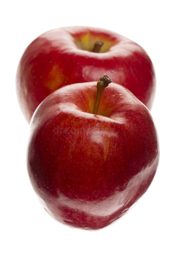 Two red apples stock photo. Image of drink, nutritious - 48275128