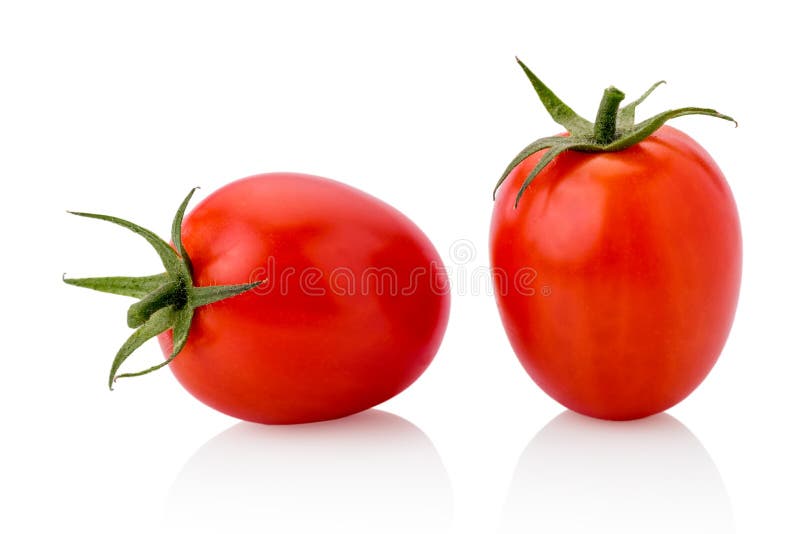 Two red cherry tomato stock image. Image of plant, shot - 237393563