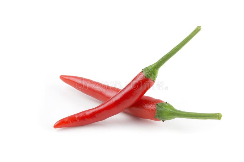 Two Red Chilli Paprikas Picture. Image: 1494334