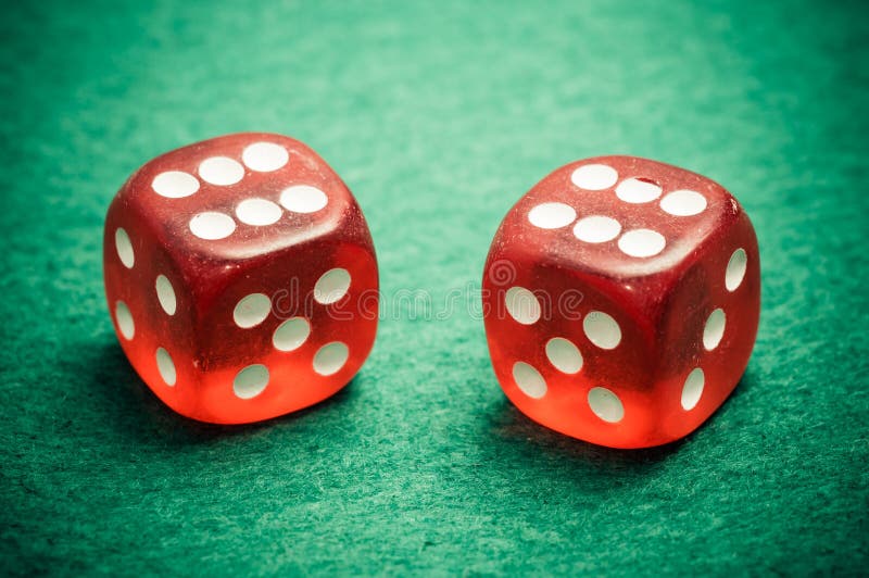 Two red dice stock photo. Image of number, dots, objects - 36344172