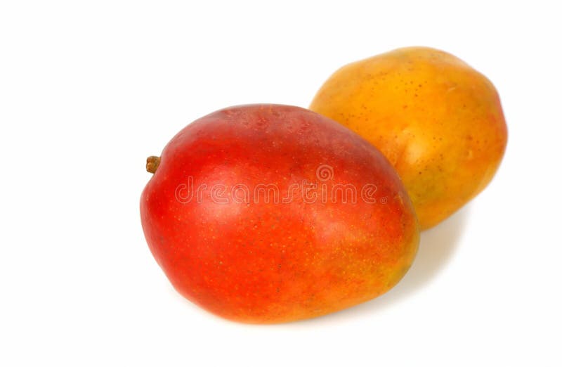 Two Red Mango Close Up Shot Stock Photo - Image of freshness, ripe: 9672914