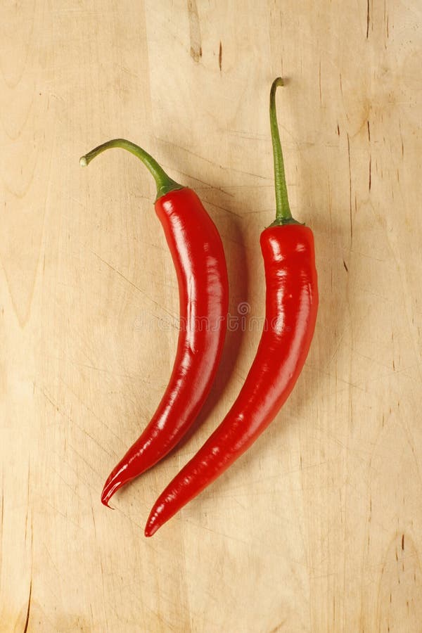 Two red peppers stock photo. Image of bell, taste, chillies - 5347984
