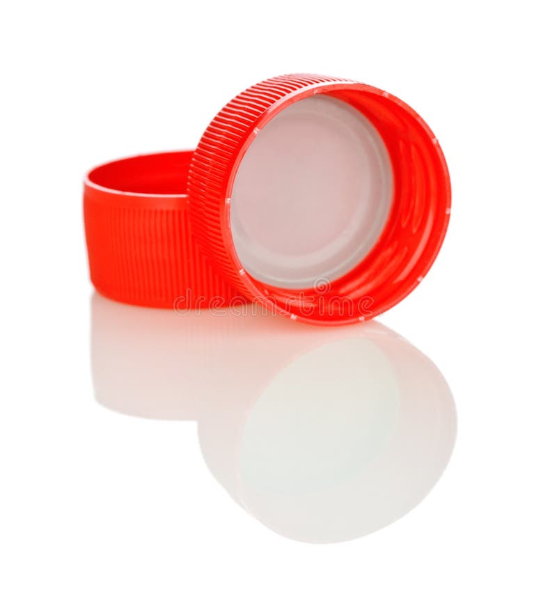 Red plastic bottle caps stock photo. Image of three, plastic - 45145838
