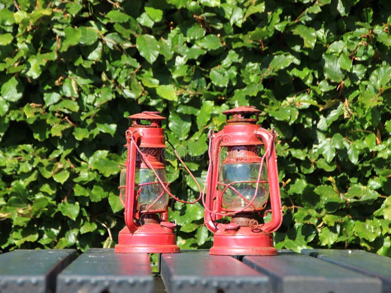 Rusty Lanterns stock photo. Image of building, chinked - 41586866