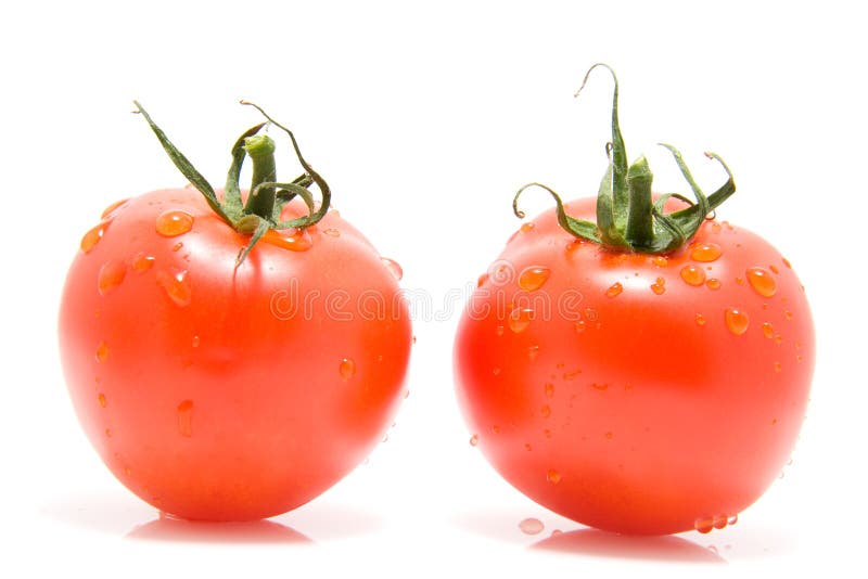 Two red tomatoes stock photo. Image of groceries, healthy - 9435984