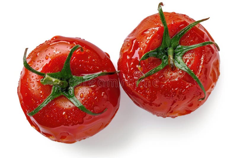 Two Red Tomatoes Stacked Top Each Other Stock Photos - Free & Royalty ...
