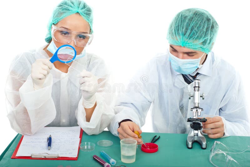Two researchers people stock photo. Image of male, biochemistry - 17164044