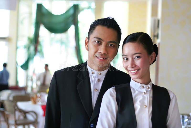 Restaurant staff stock photo. Image of beautiful, american - 14985762