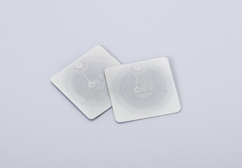 Two of rfid tags stock photo. Image of laboratory, rfid - 40920452