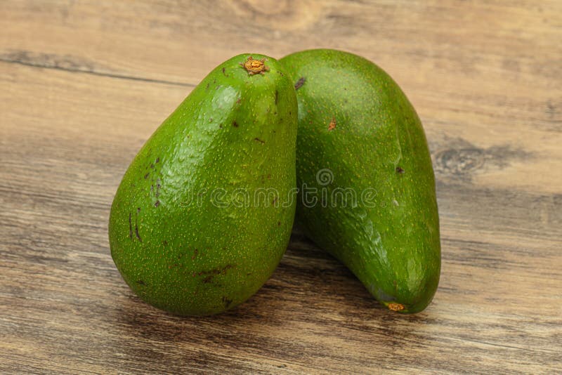 Two Ripe Exotic Avocado Vegetable Stock Photo - Image of tropical ...