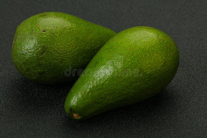 Two Ripe Exotic Avocado Vegetable Stock Image - Image of plant, food ...