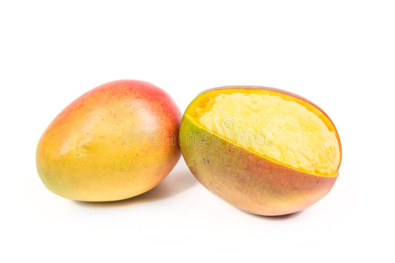 Two ripe mangoes stock image. Image of sugar, nutritious - 81256529