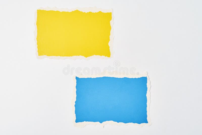 Ripped Color Paper Template Stock Photo - Image of pattern, ripped ...