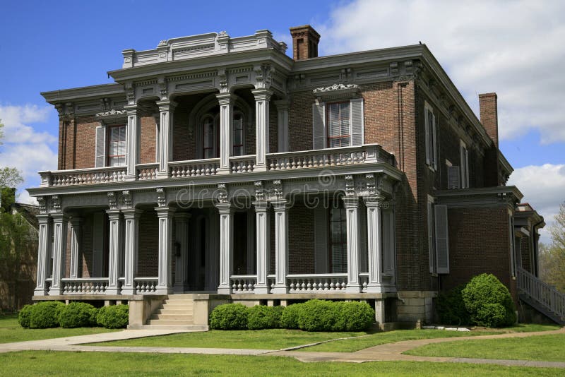 Two Rivers Mansion stock image. Image of dwelling, historic - 4889649