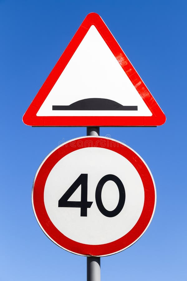 Two road signs stock image. Image of sign, round, maximum - 251342633