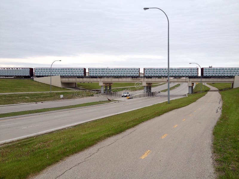 Two roads stock photo. Image of horizontal, highway, action - 55272710