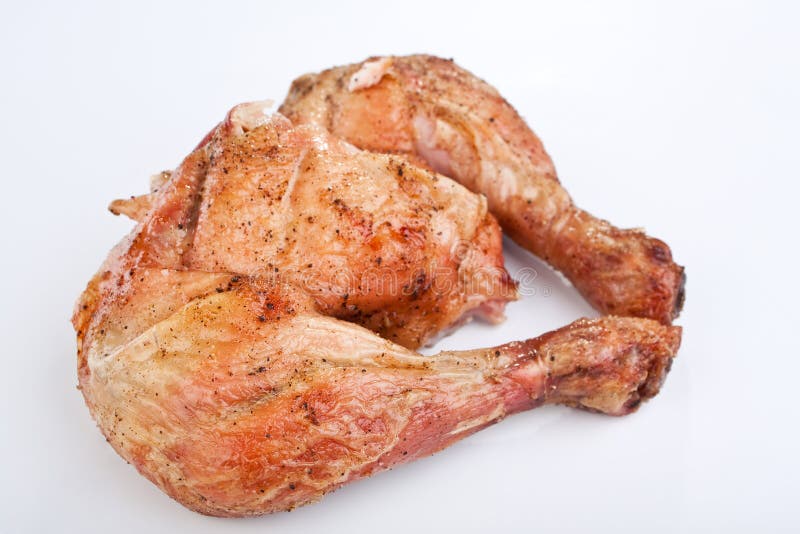 Two roasted chicken legs stock image. Image of meat, dinner - 10817113