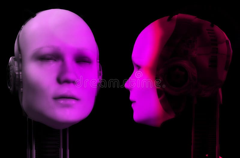 Two Robot Heads 6 Picture. Image: 3219049