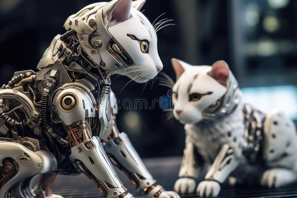 Robotic Cats Stock Illustrations – 122 Robotic Cats Stock Illustrations ...