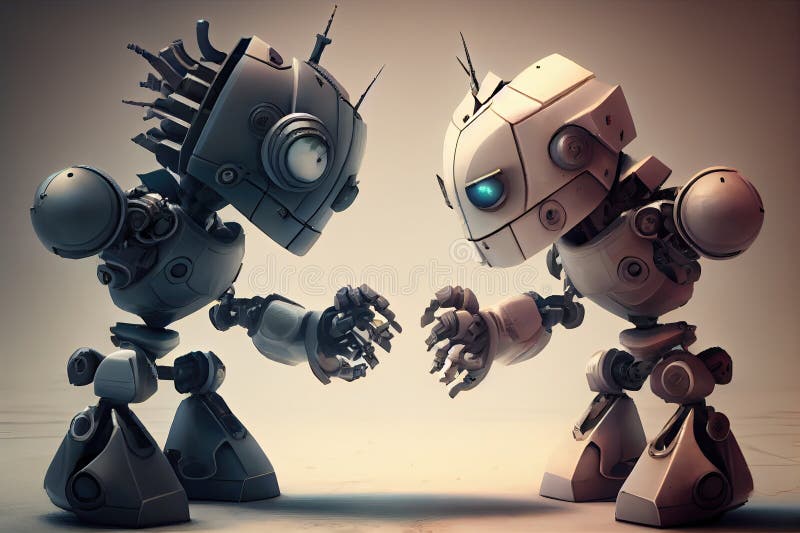 Two Robots with Different Functions and Abilities, but One of Them Can ...