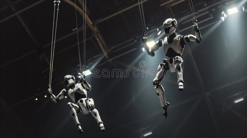 Two Robots Execute Impressive Aerial Stunts Using Precision Movements ...