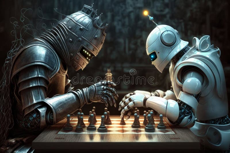 Ai Robot Playing Chess Png Stock Photos - Free & Royalty-Free Stock ...